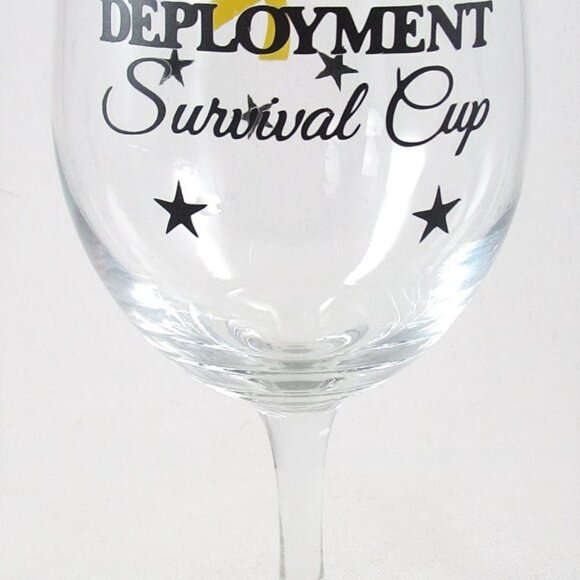 Unbranded | Dining | New Deployment Survival Cup Over Sized Clear Wine ...